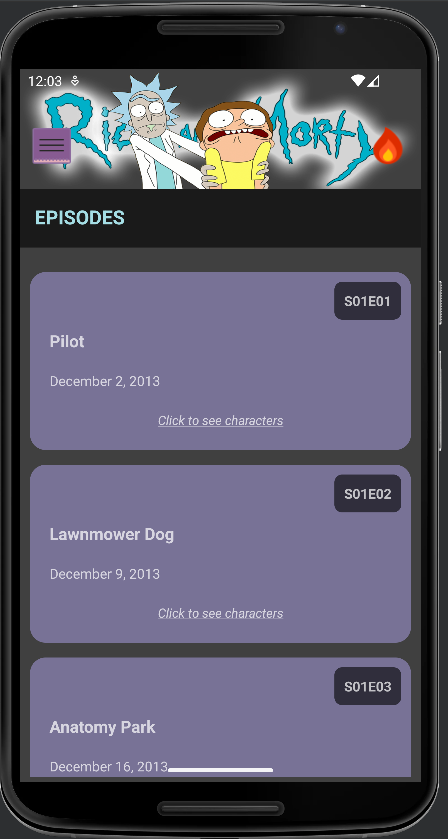 GitHub - AralBenli/RickandMorty: clean architecture with tagged techologies