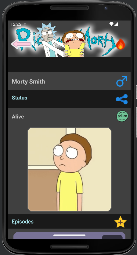 GitHub - AralBenli/RickandMorty: clean architecture with tagged techologies