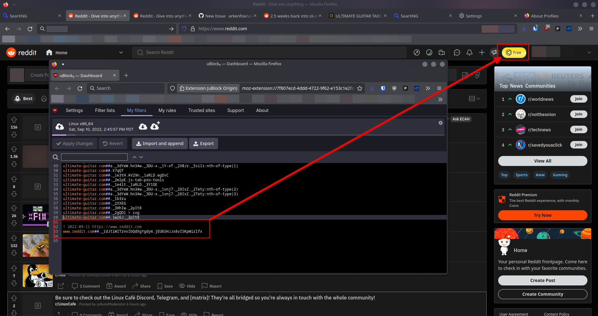 Possibly breaking uBlock Origin's functionality, or vice versa? · Issue #1538 · arkenfox/user.js ...