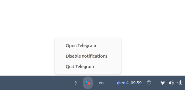 Open telegram (not menu) on double-click on system tray icon. · Issue #25826 · telegramdesktop ...