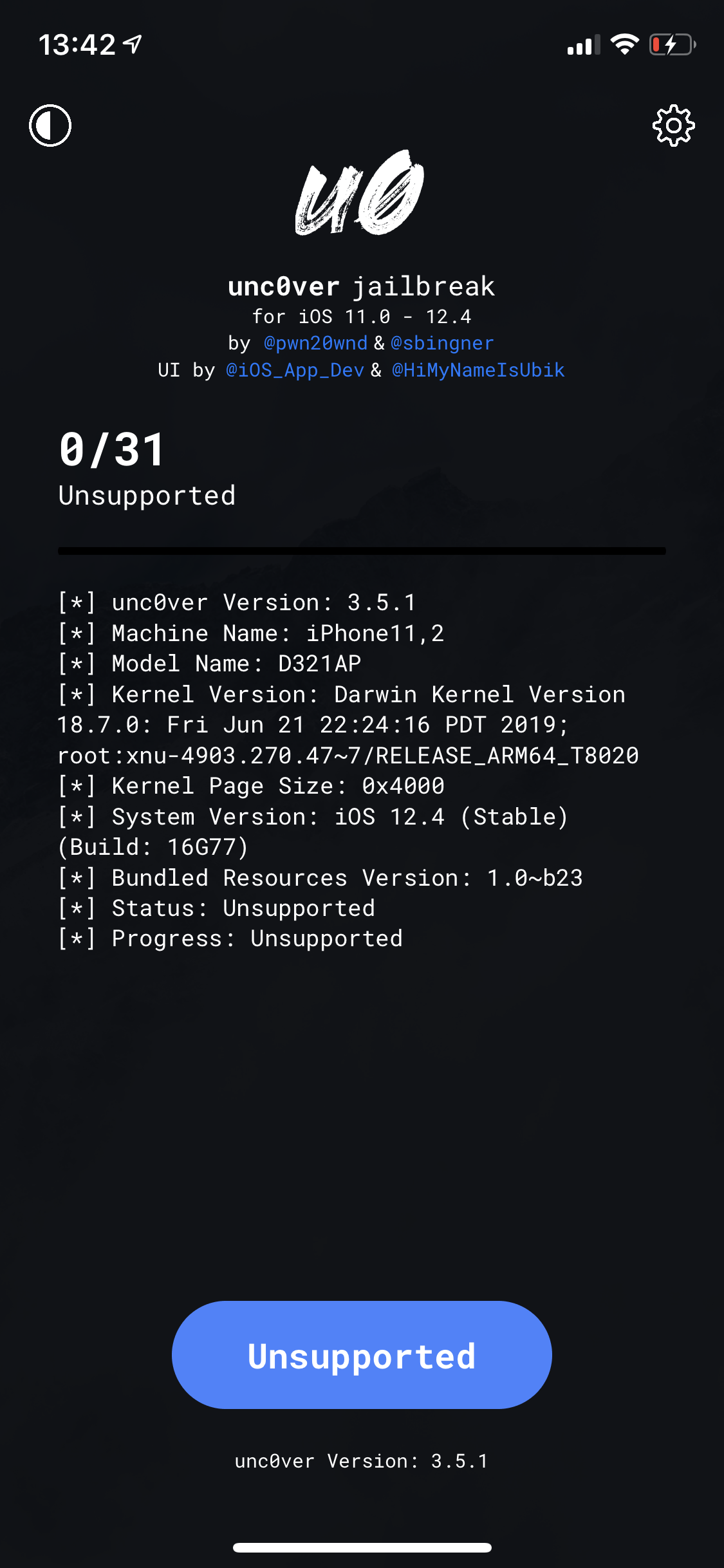 IOS 12.4 · Issue #1279 · pwn20wndstuff/Undecimus · GitHub