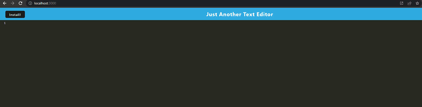 GitHub - AMore080/TextEditor: A basic text editor following the PWA standards.