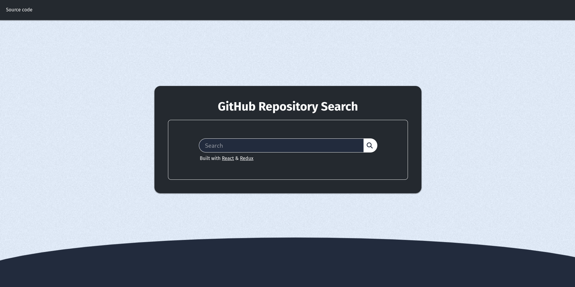 GitHub - renatokirin/github-repository-search: Github repository search app built with ReactJS ...