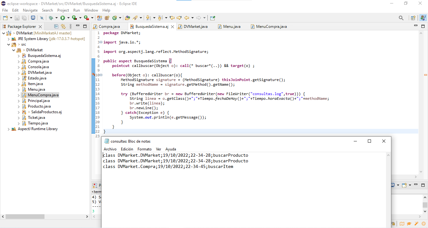 GitHub - ChrisAcosta19/MiniMarketAJ: taller 19/10/2022