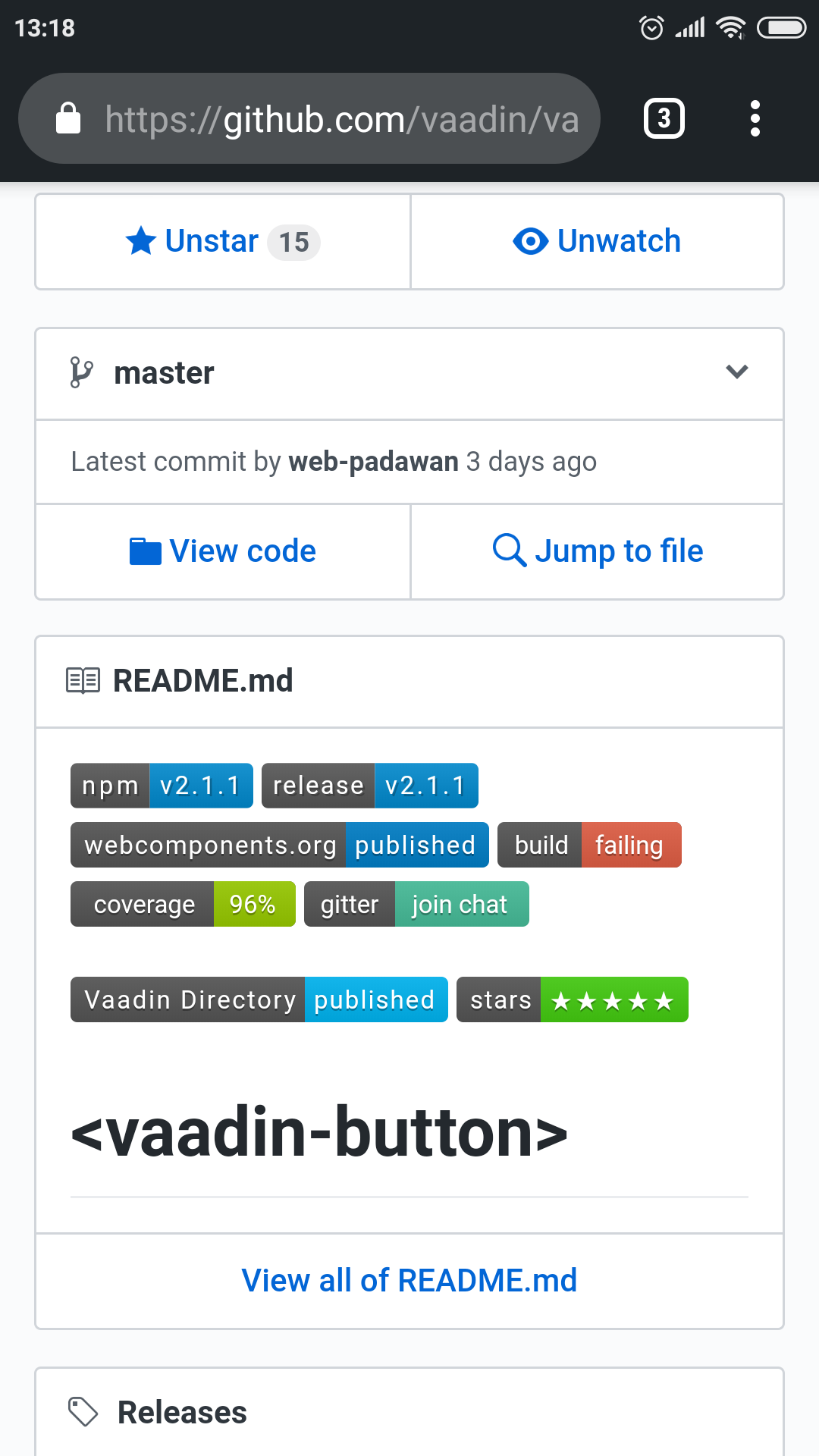Move Badges Below The Description · Issue 187 · Vaadinvaadin Element Skeleton · Github