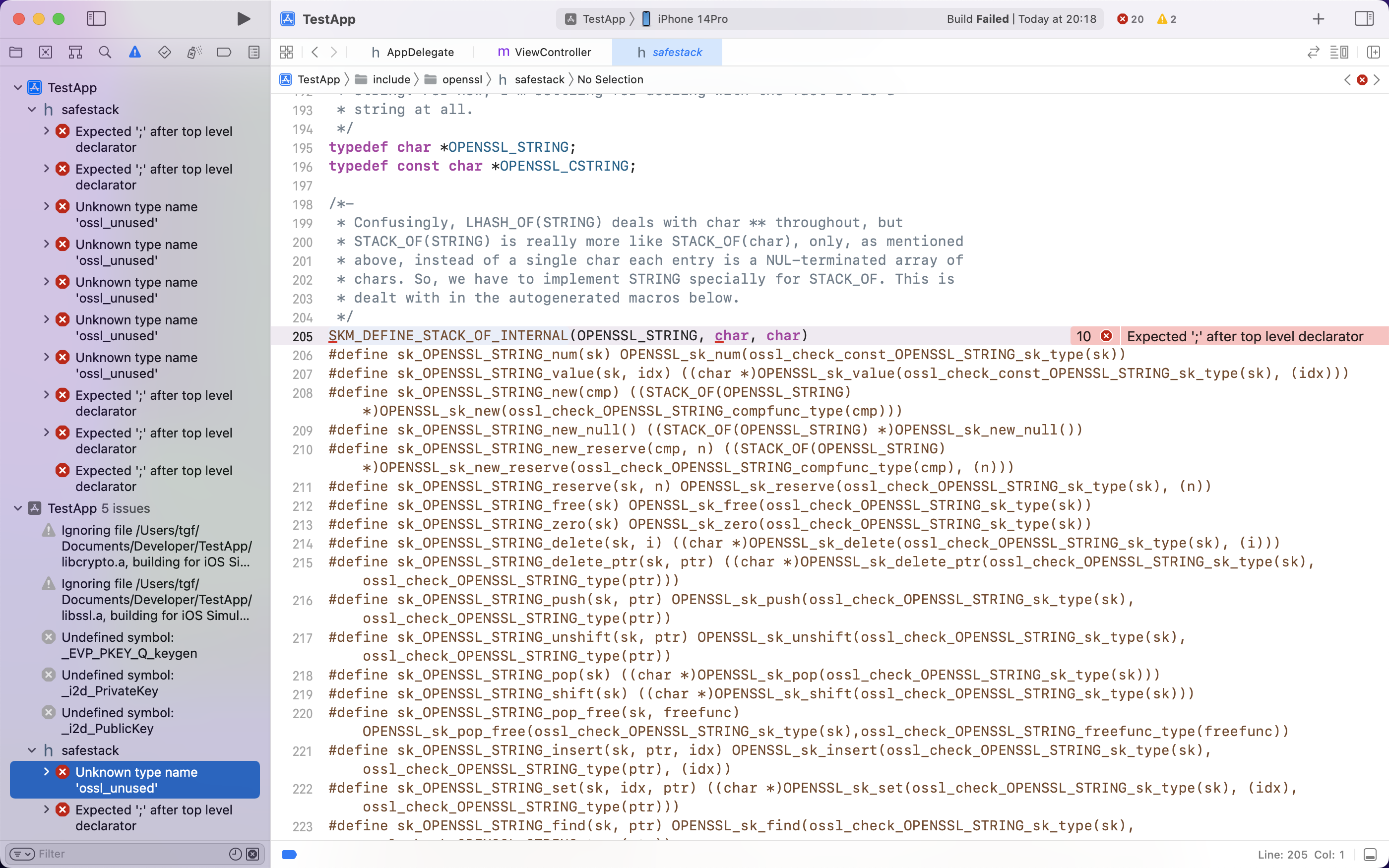 iOS项目导入工程使用后报错 · Issue #412 · Tongsuo-Project/Tongsuo · GitHub