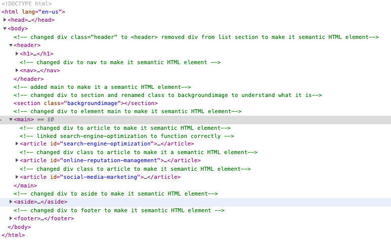 GitHub - pjsherpa/Horiseon-Refactoring: UCB Challenge 1