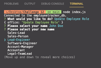 GitHub - pjsherpa/Employee-Tracker