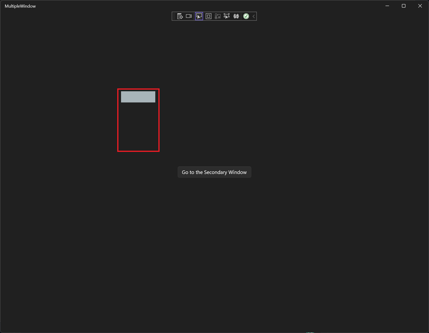 Context Menu Is Invisible After Re Opening The Main Window While A Secondary Window Is Open
