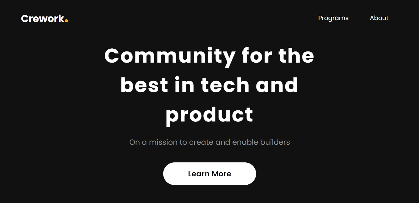 GitHub - reactdeepak/Crework-Clone: Landing Page of Crework.in
