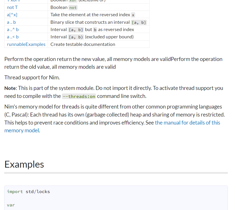 Threads and channels modules' docs leak into system module docs · Issue #20526 · nim-lang/Nim ...