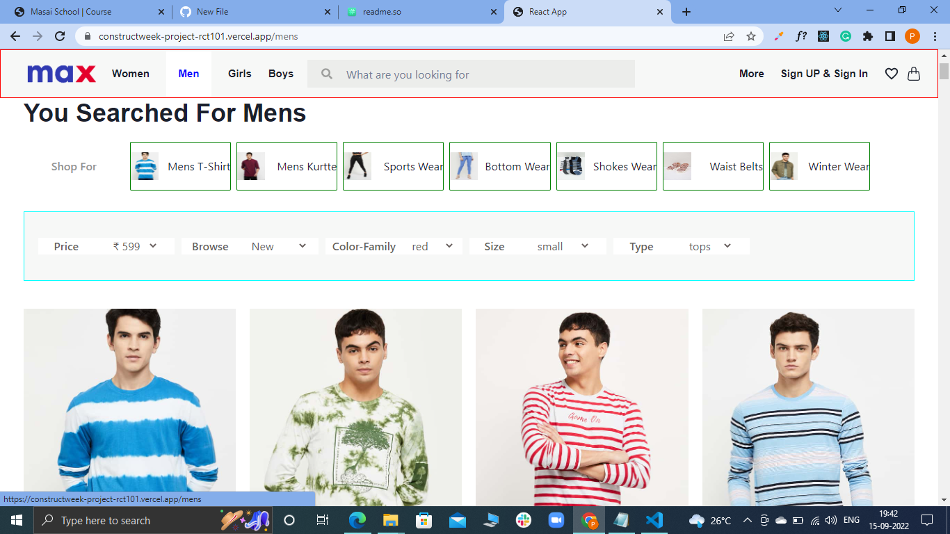 GitHub - priyanshu1120/max-fashion_clone: E-Commerce website for ...