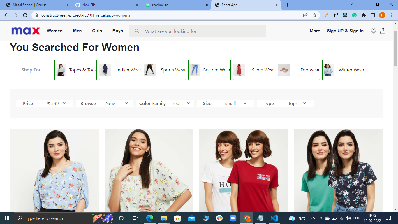 GitHub - priyanshu1120/max-fashion_clone: E-Commerce website for ...