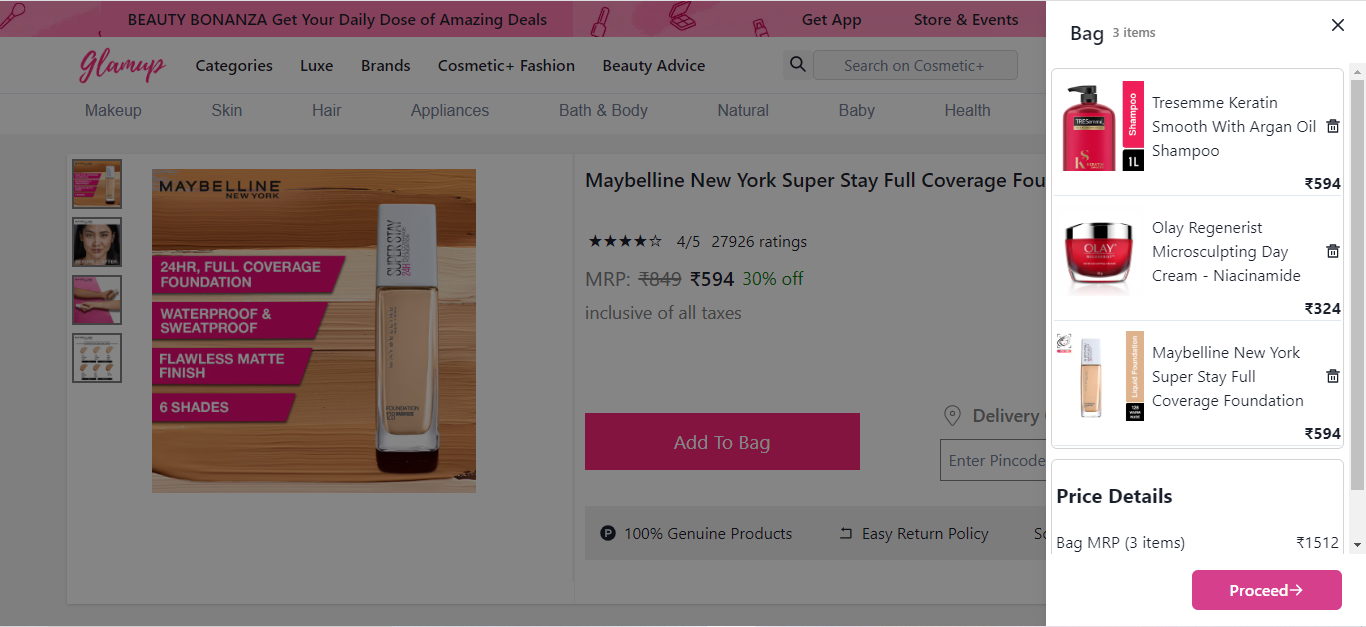 GitHub - KaustubhN12/nappy-prose-7608: glamup is a clone of e-commerce website nykaa which sells ...