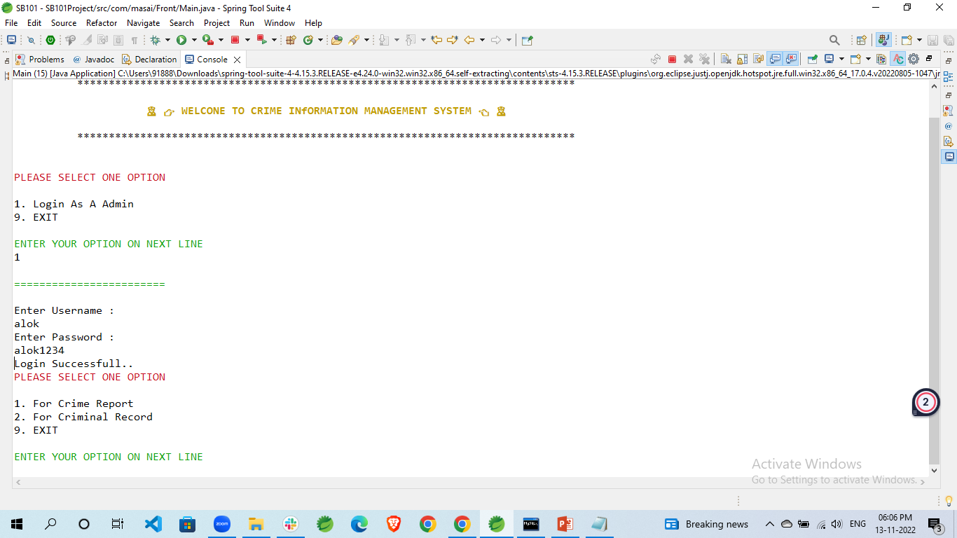 GitHub - aloks31/Crime-Management-System: Crime Information Management ...