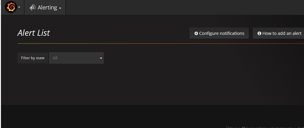 dashboard alert is not showing up on "alert list" and the alert is ...