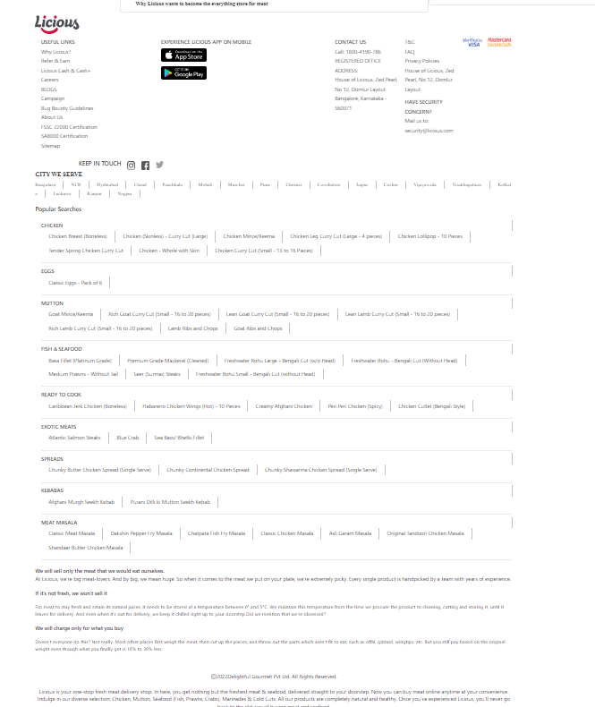 GitHub - anuragg0107/Licious-clone: Licious is India's largest D2C Unicorn, headquartered in ...