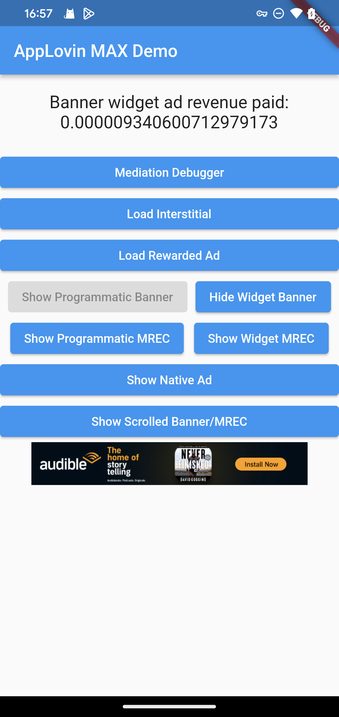 banner and mrec cannot be consistent with the width of the phone. Is ...