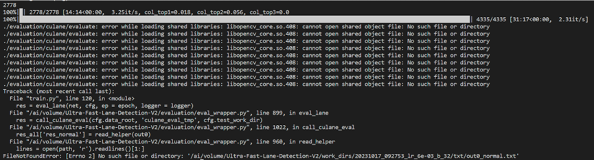 根据CULane做测试的时候，训练莫名被killed · Issue #158 · cfzd/Ultra-Fast-Lane-Detection-v2 · GitHub