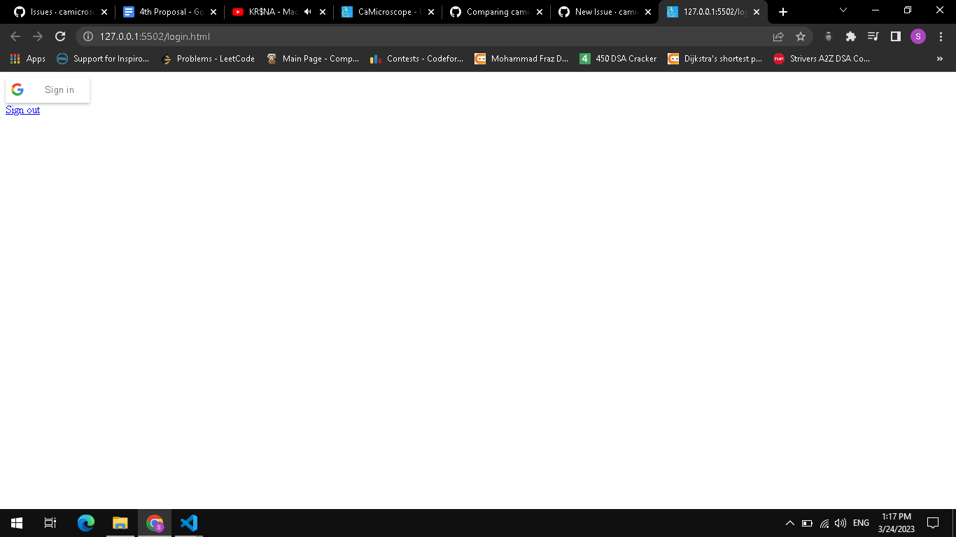 Log in page doesn't have any designing · Issue #624 · camicroscope/caMicroscope · GitHub