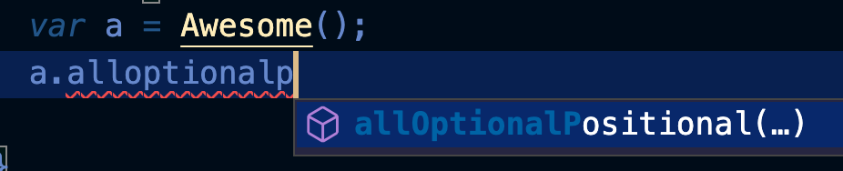 Add documentation of expected behaviour for code completion of functions (re: parameter ...