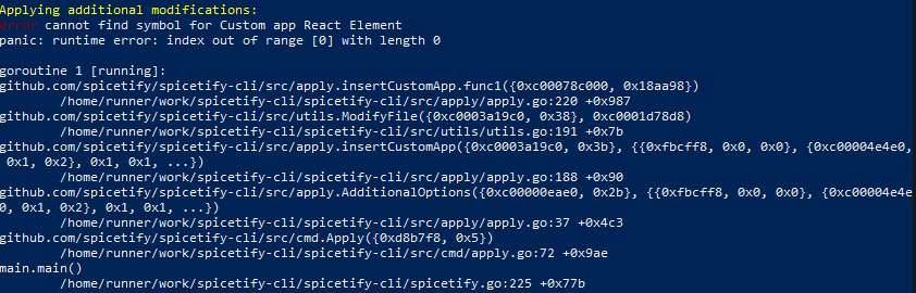 Spicetify gets an error while installing and marketplace button not there after install · Issue ...