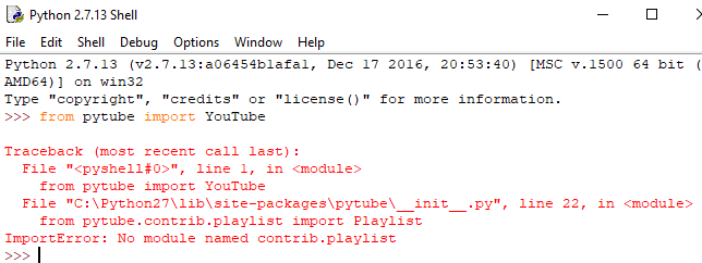 Update to pytube 9.04 then error happened · Issue #217 · pytube/pytube ...