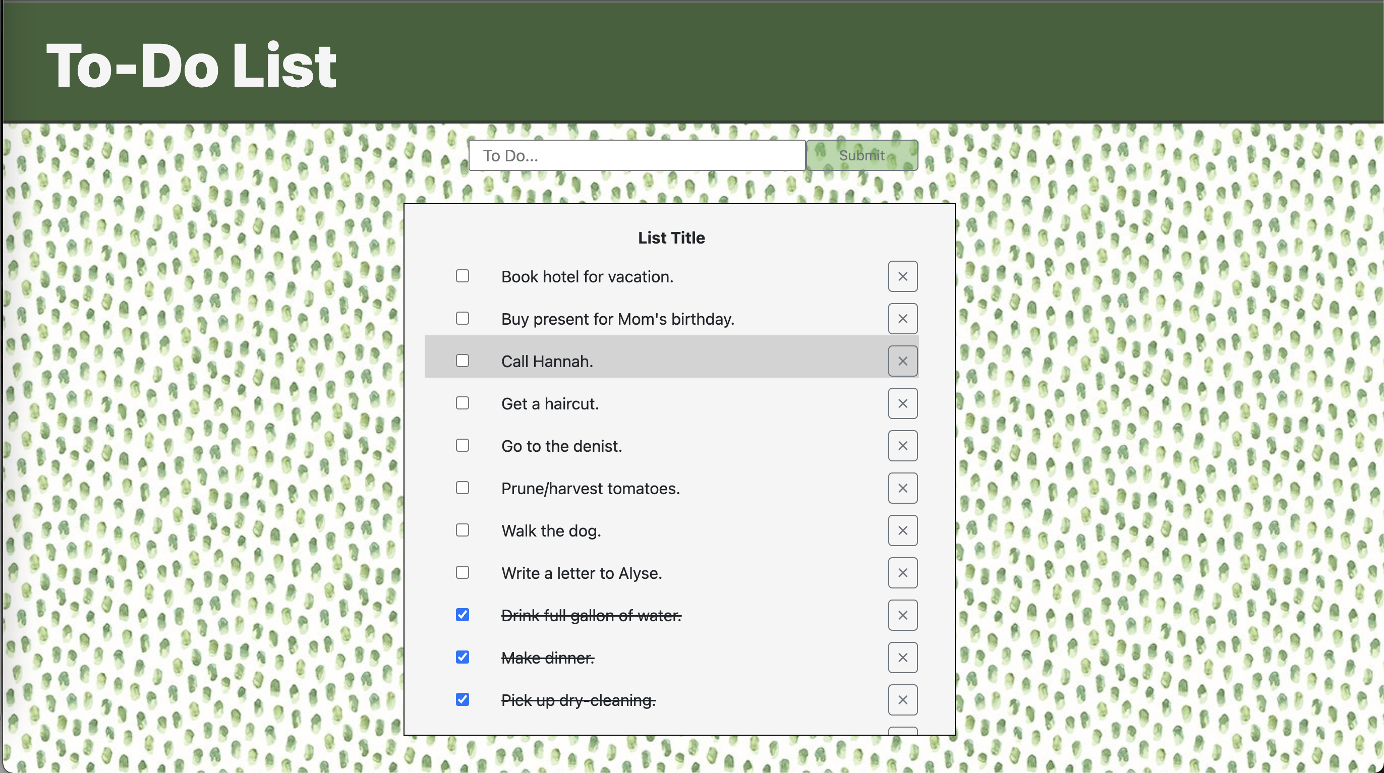 GitHub - seprest1/sql-todo-list: first project using a database
