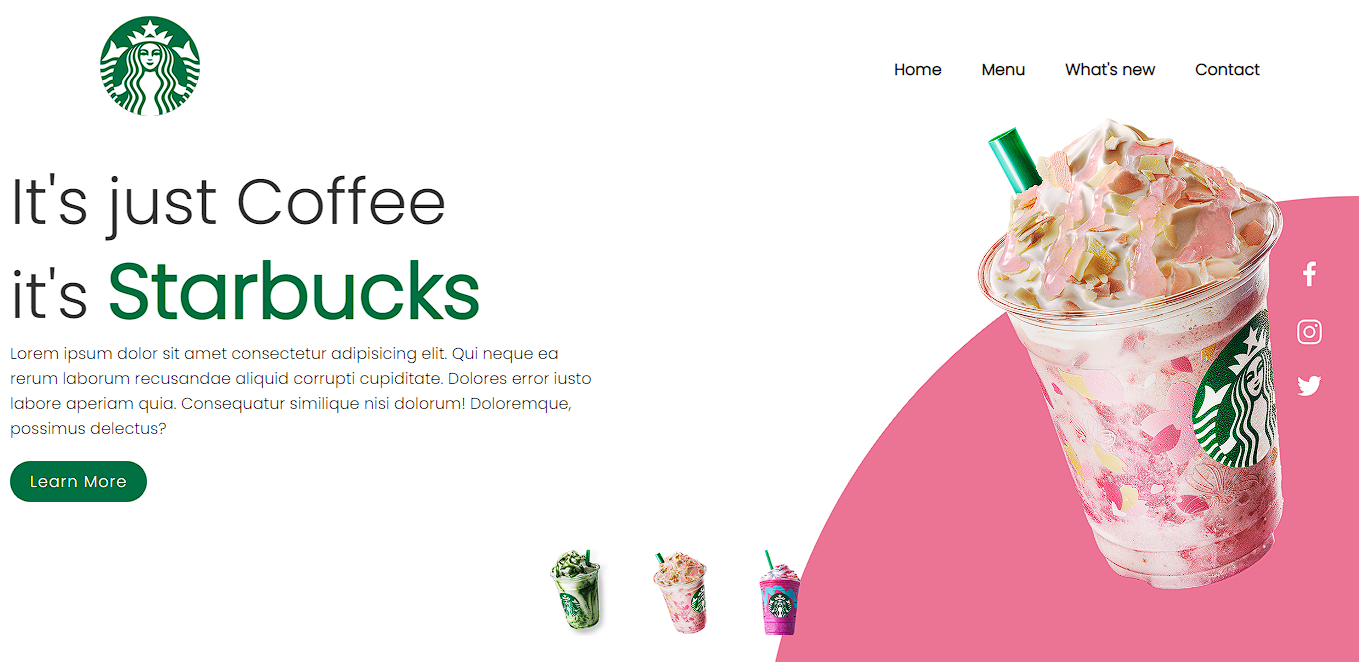 GitHub - gianz1n/StarBucks-LandingPage