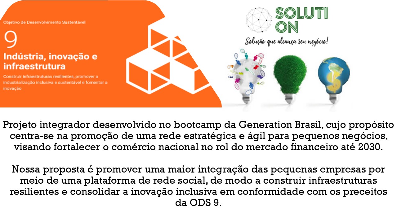 GitHub - Projeto-Soluti/ON: Projeto integrador desenvolvido em equipe.