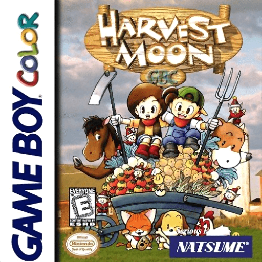 Harvest Moon GBC (USA) (SGB Enhanced) (GB Compatible) - high res art · Issue #41 · libretro ...