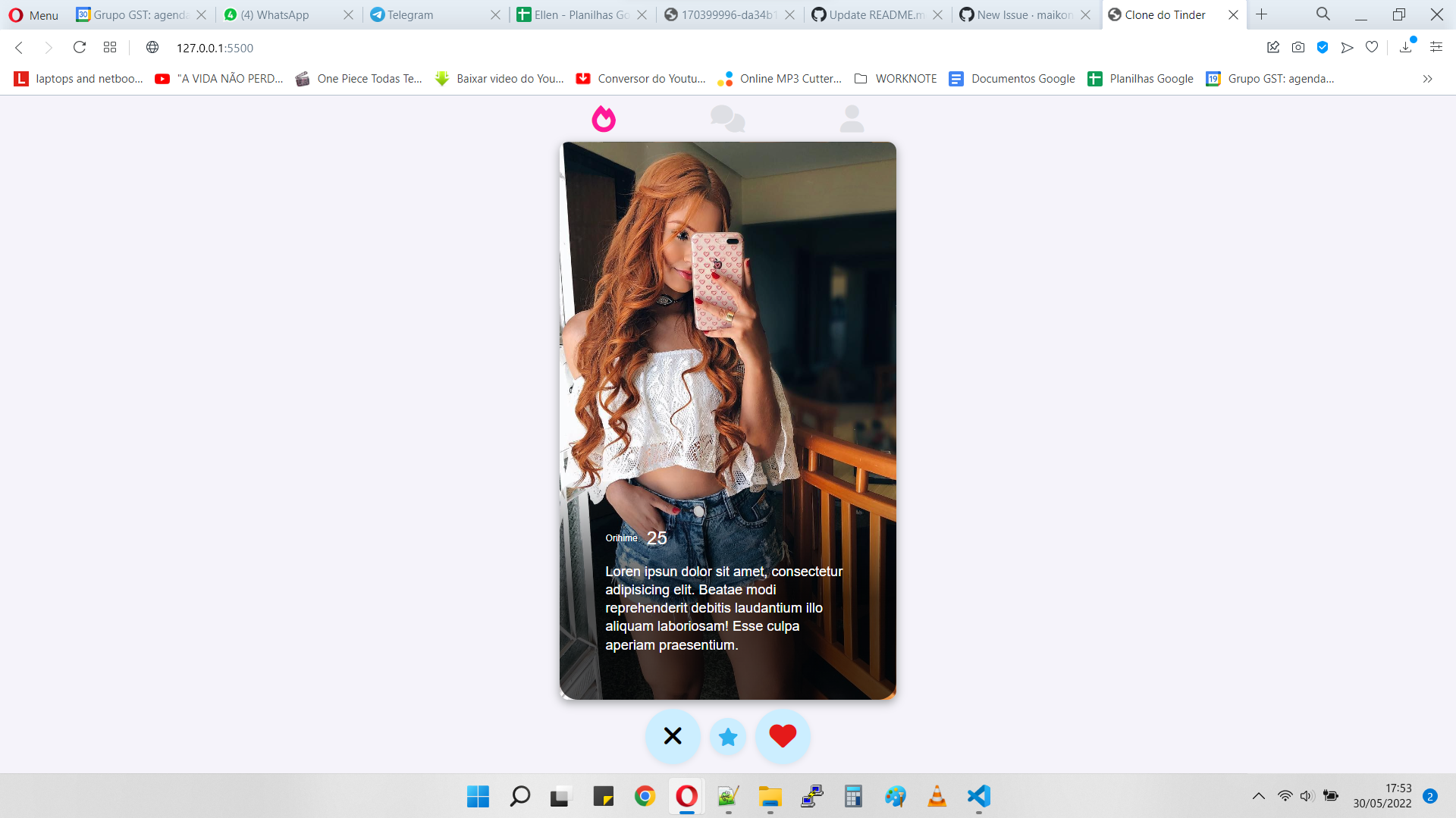 GitHub - maikonmdls/Clone-do-tinder: Clone do tinder com HTML e CSS