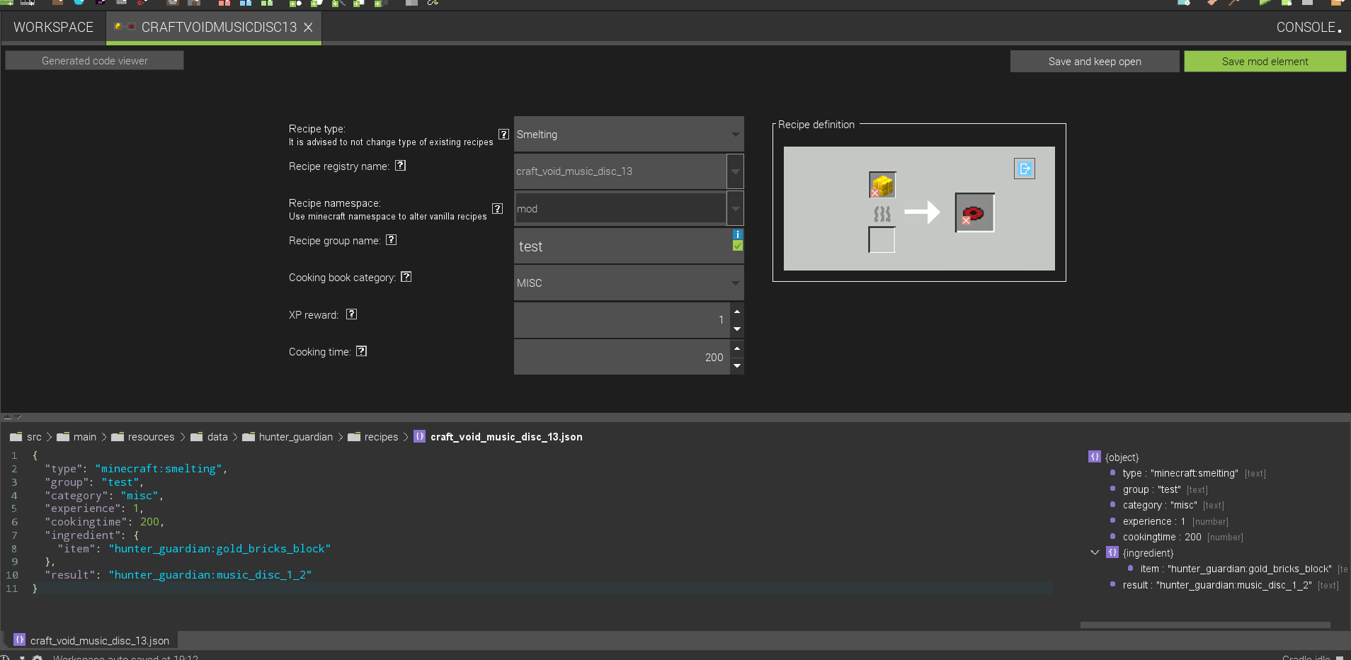 Strange UI Behavior with Recipes · Issue #4342 · MCreator/MCreator · GitHub
