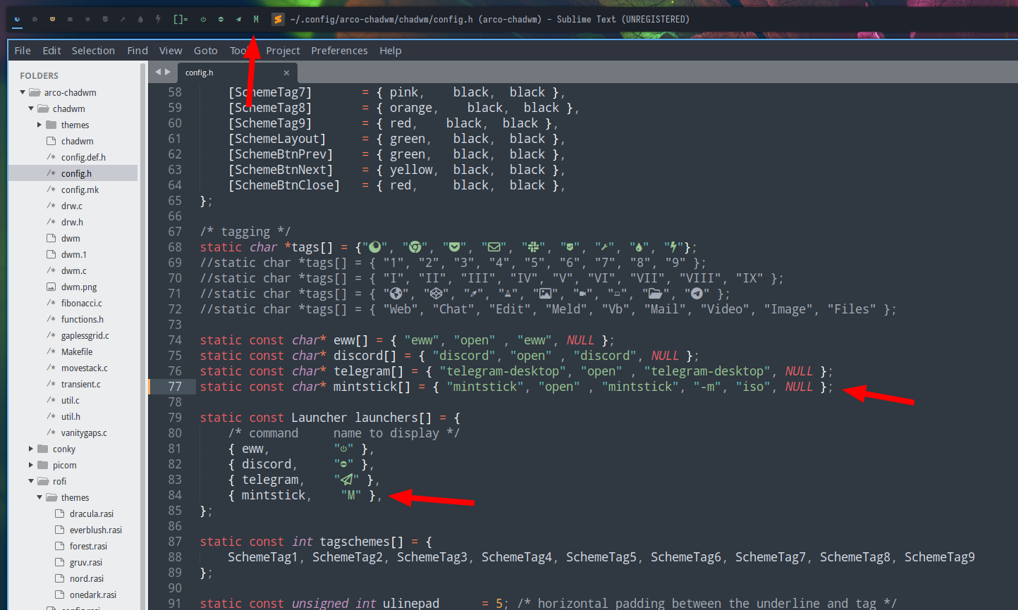 How to launch an app from the launcher · Issue #114 · siduck/chadwm ...