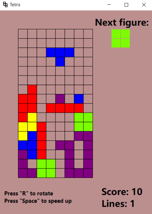GitHub - maxtkachuk/tetris-app: Tetris application using C# Windows Forms.