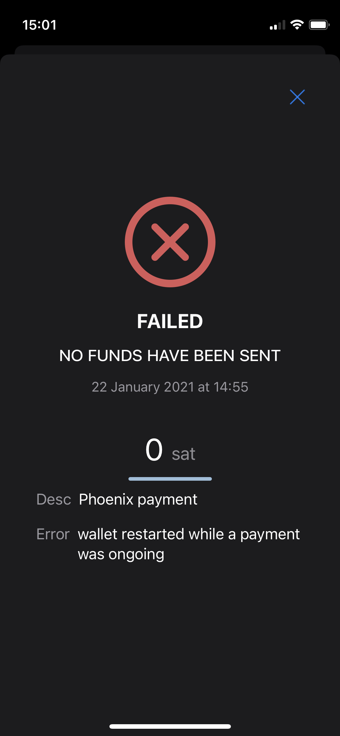 App crashed when sending a single payment · Issue #102 · ACINQ/phoenix-kmm · GitHub