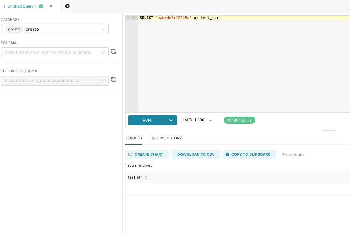Sqllab Ui Regession In 300 Where Its Not Displaying Certain String Values · Issue 25561