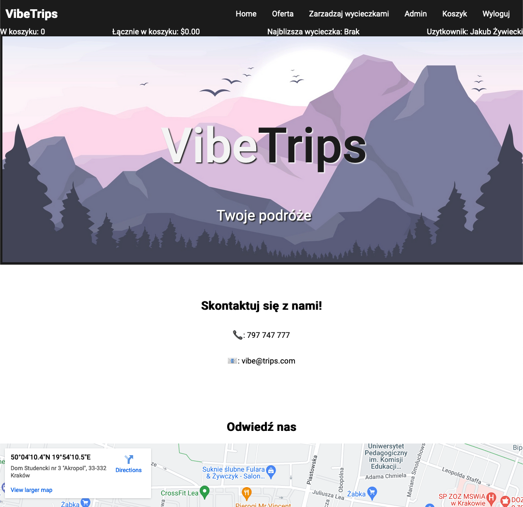 GitHub - jzywiecki/tour-web-app
