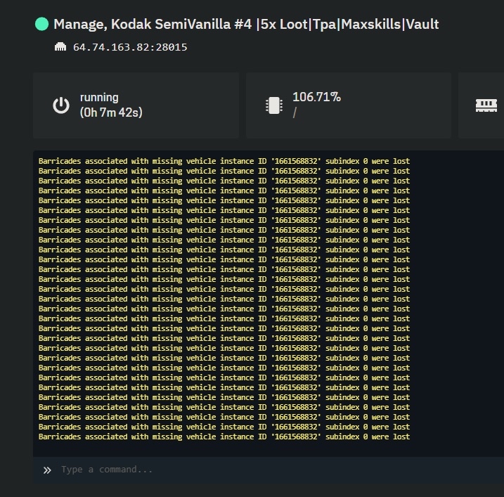 Console spammed with barricades error · Issue #3396 · SmartlyDressedGames/Unturned-3.x-Community ...