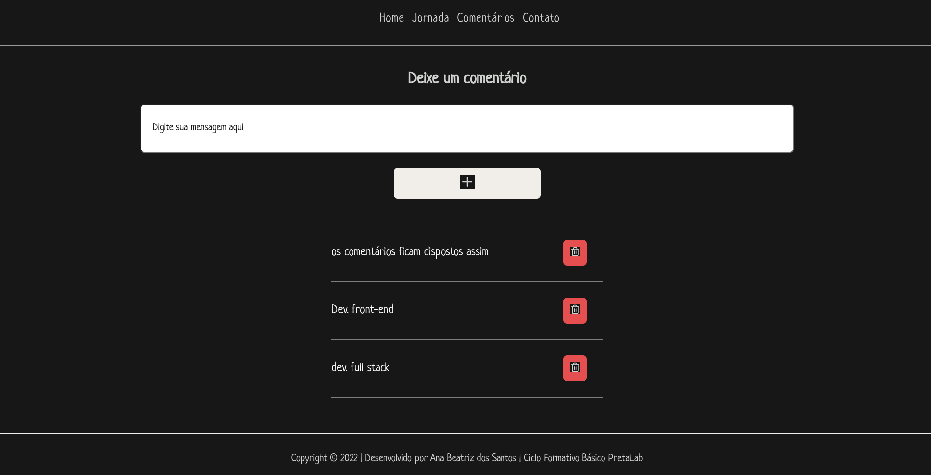 GitHub - anabiax/ProjetoFinalPretalabReactJS
