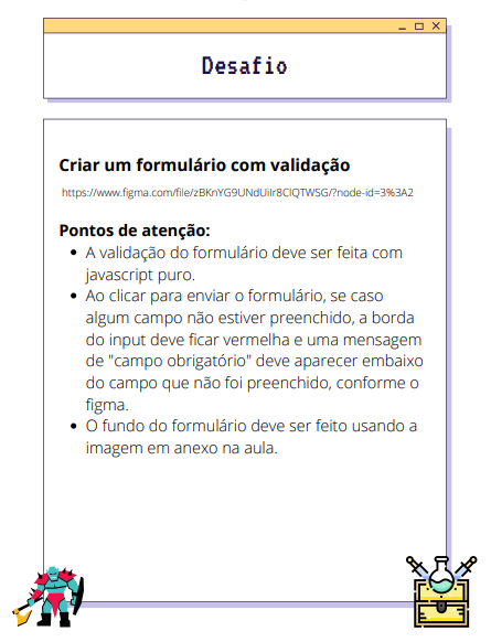 GitHub - john-dalton-27/formulario-com-validacao: Repositório da Quest Javascript Intermediário ...