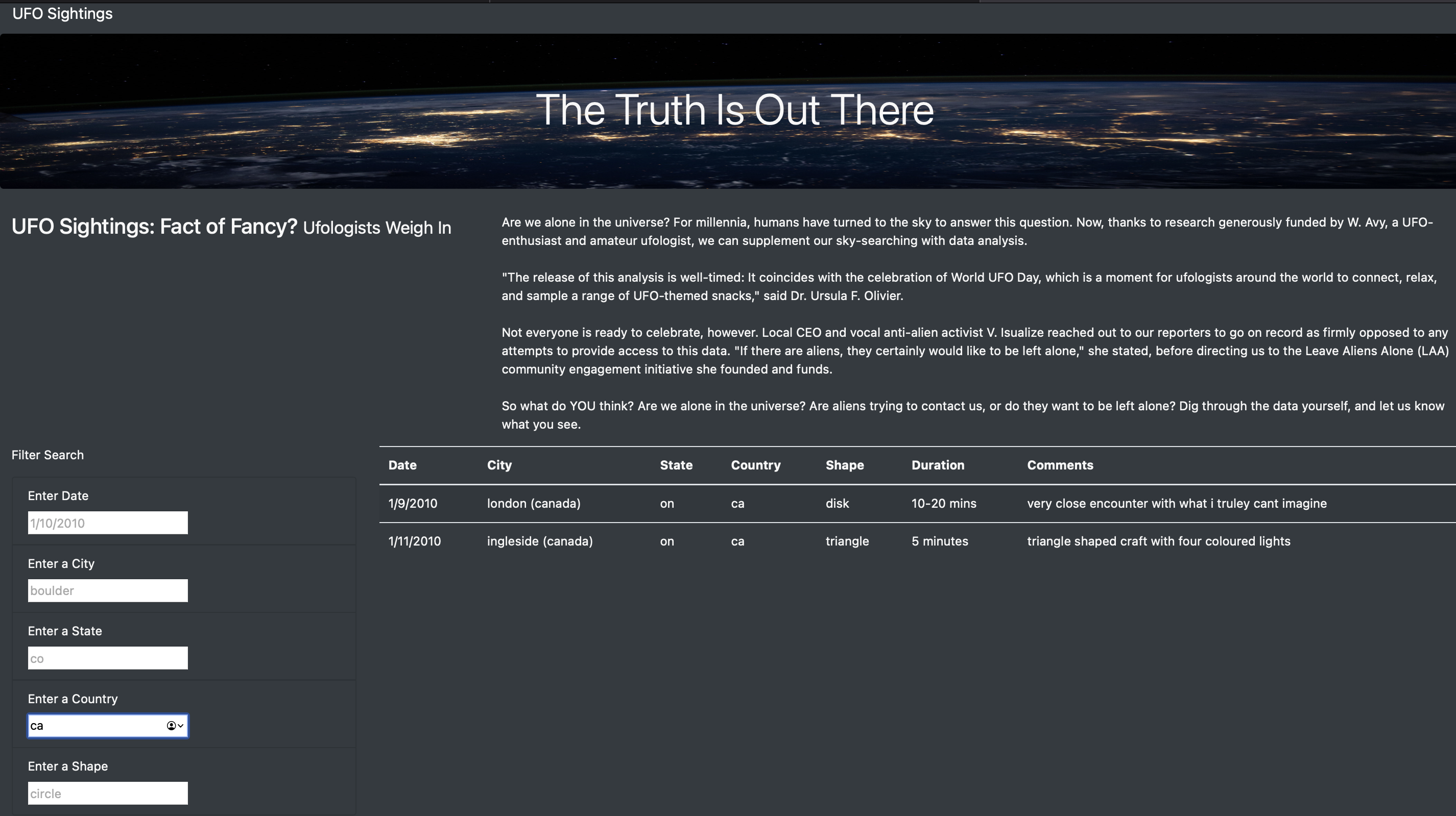 GitHub - Vanessa-Cartagena/UFOs