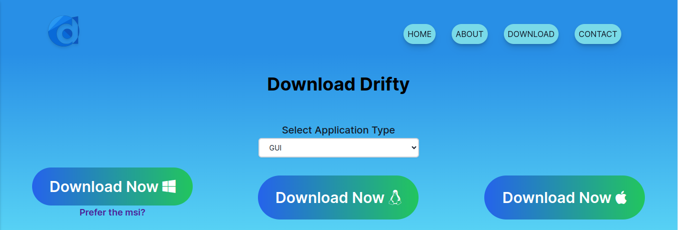 GitHub - SaptarshiSarkar12/Drifty: Drifty is an open-source interactive File Downloader system ...