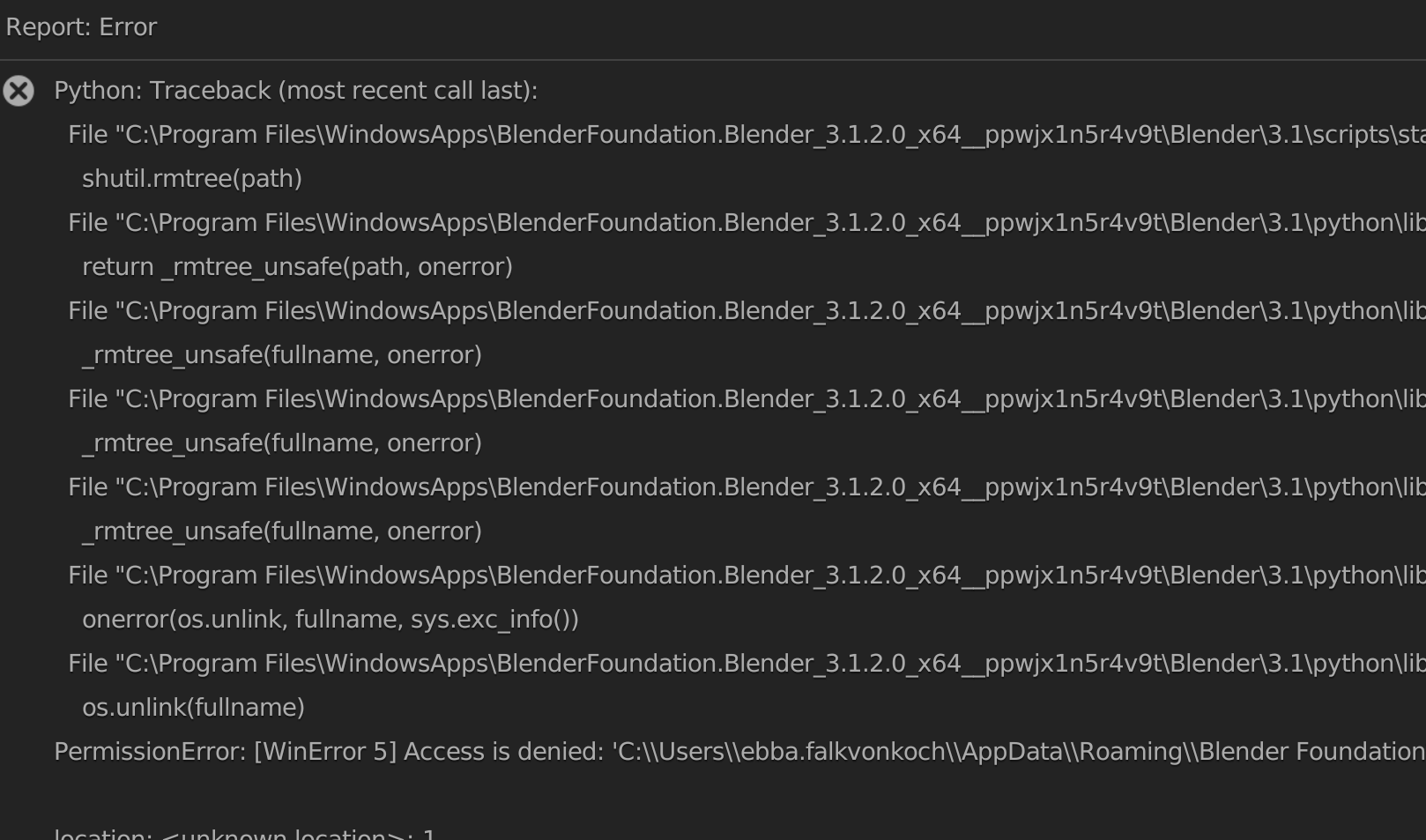 PermissionError: [WinError 5] Access is denied · Issue #137 · BlenderKit/BlenderKit · GitHub