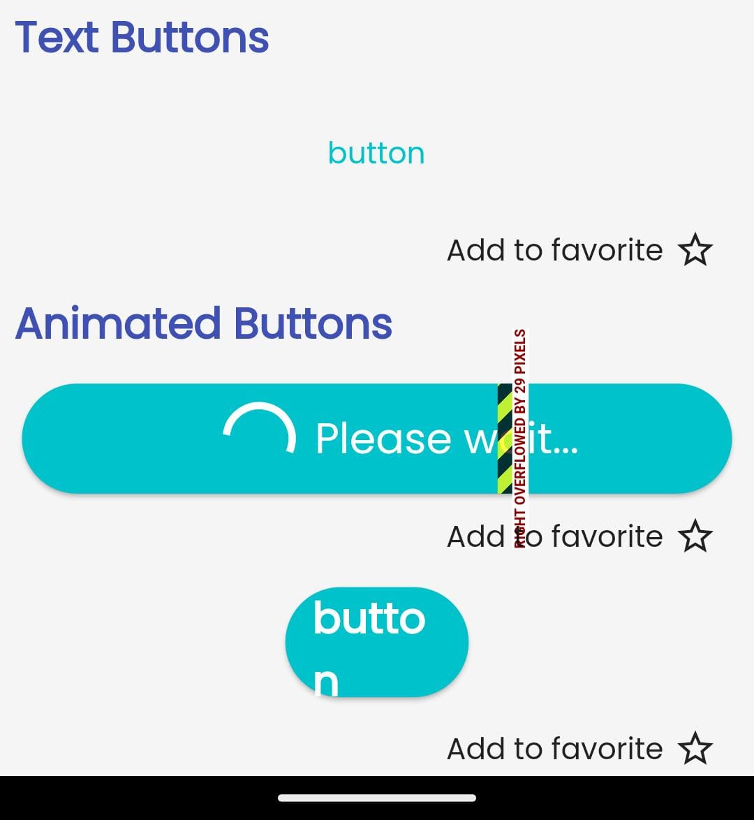 Animated Buttons Bug Overflow And Width Issue · Issue 258 · Clueless Community Spectrum Ui