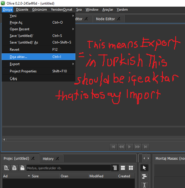 [UI] File==>Import Wrogn in turkish · Issue #2217 · olive-editor/olive · GitHub