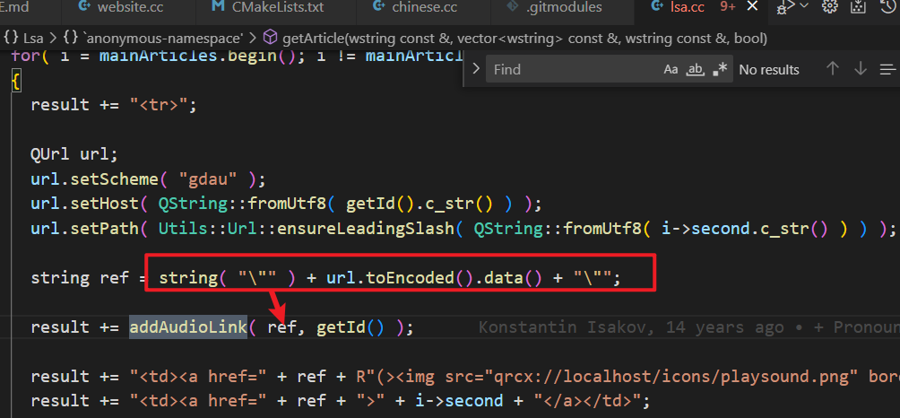 lingualibre's audio link should be enclosed with double quote · Issue ...