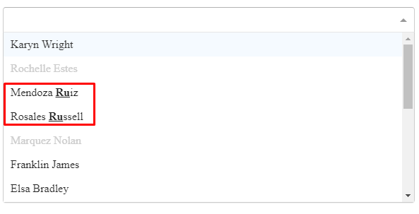 ngOptionHighlight - options continue to be highlighted after clearing a search term · Issue ...