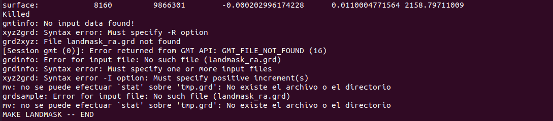 [Help]: Fails in grdcut. · Issue #358 · gmtsar/gmtsar · GitHub