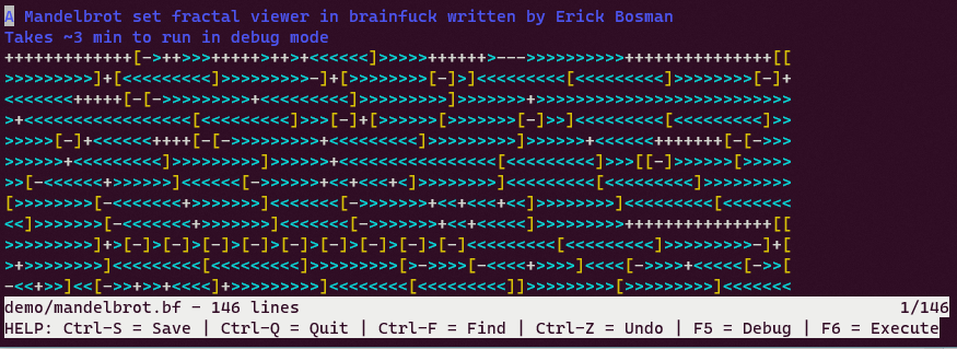 GitHub - michaeltan02/brainFuckIDE: A terminal-based brainfuck IDE ...